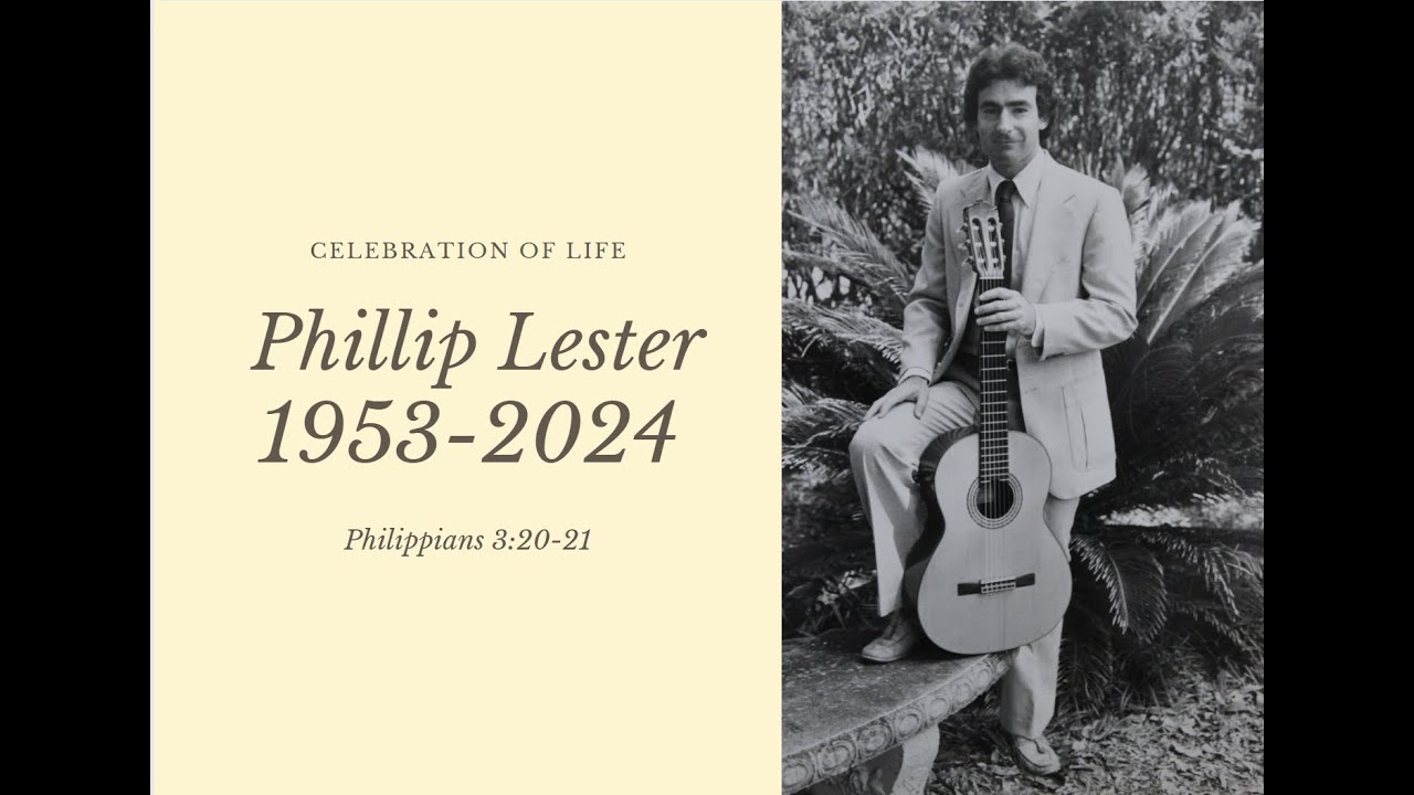 Phillip Lester Memorial Service 2/10/24 - YouTube