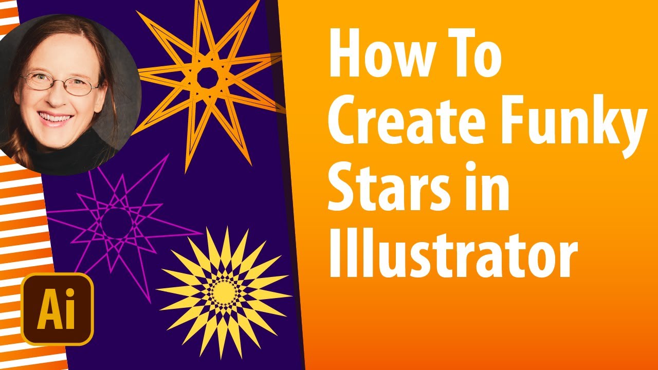 How to Create Special Stars in Illustrator - YouTube