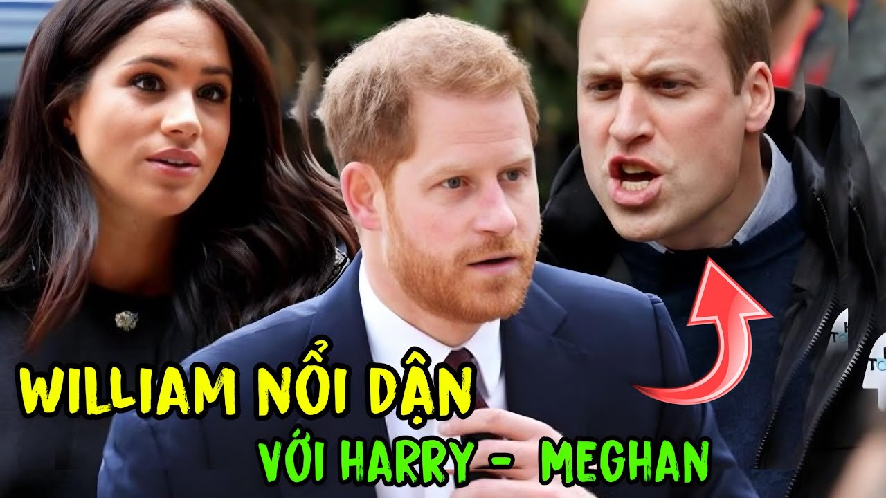 🔥William "giận sôi người" vì bình luận của em trai Harry trong cuộc ...