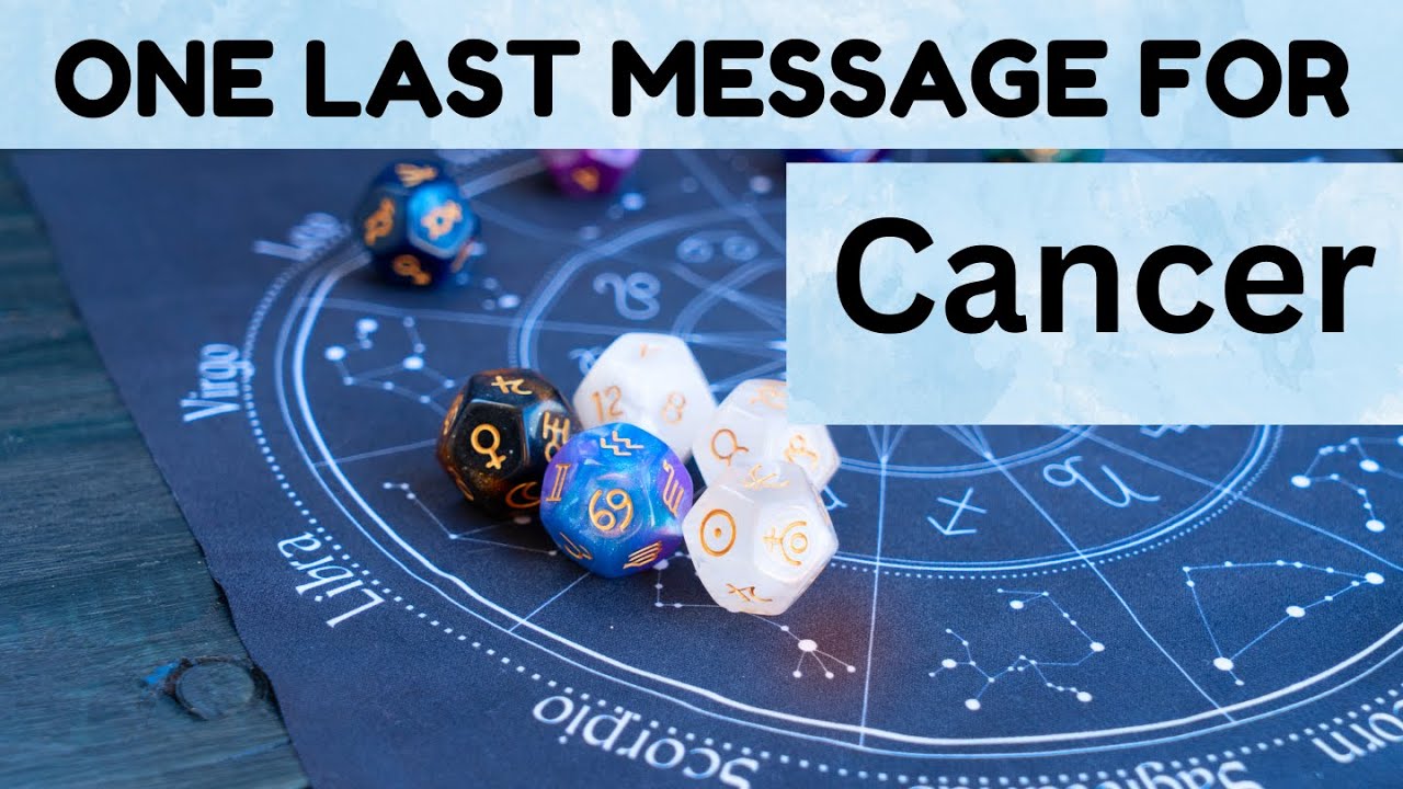 ♋CANCER- "ONE LAST MESSAGE BEFORE 2024 COMES" - YouTube