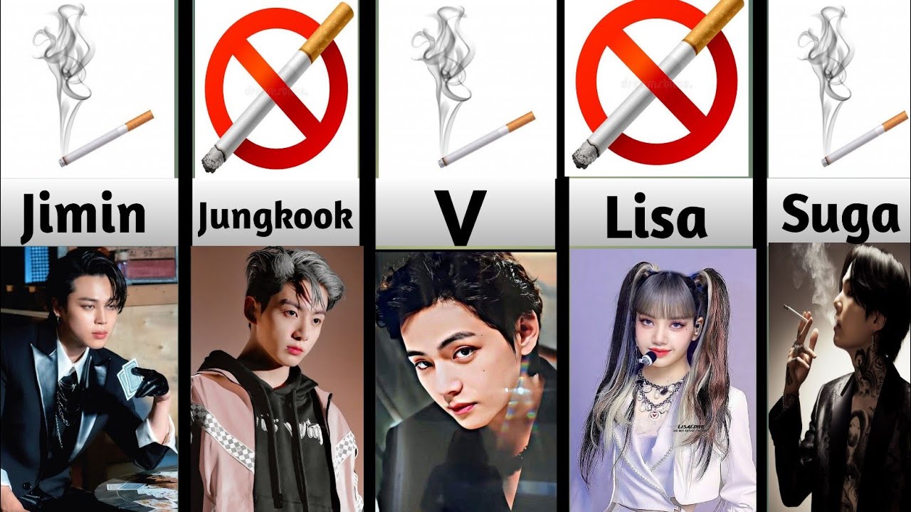 Top Famous Kpop Idols Who Smoke In Real Life - YouTube