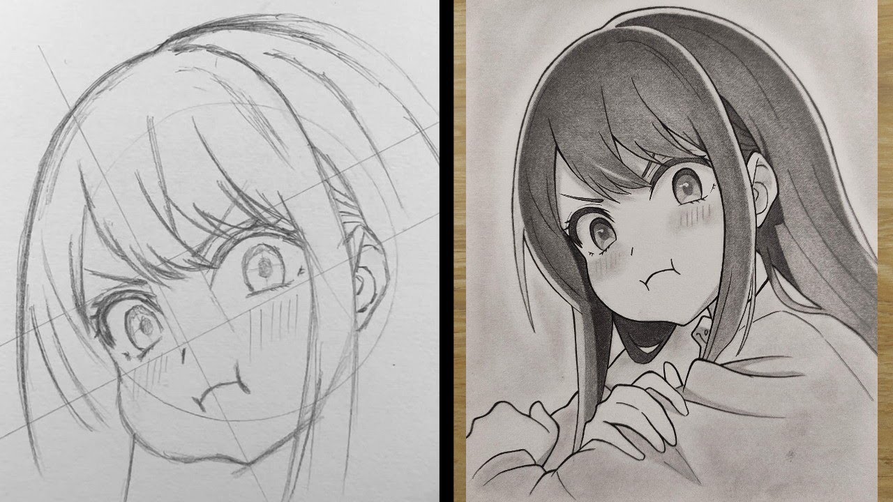 How to Draw Akane Kurokawa | step by step drawing for beginners | easy ...