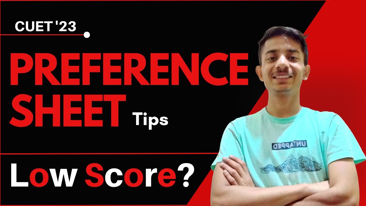 CUET Preference List Tips for Students with Lower Marks | Don't Do ...
