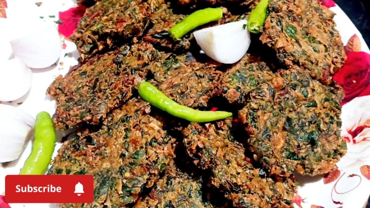 winter special crunchy kurkuri methi palak tikki recipe/ sardiyo ke ...