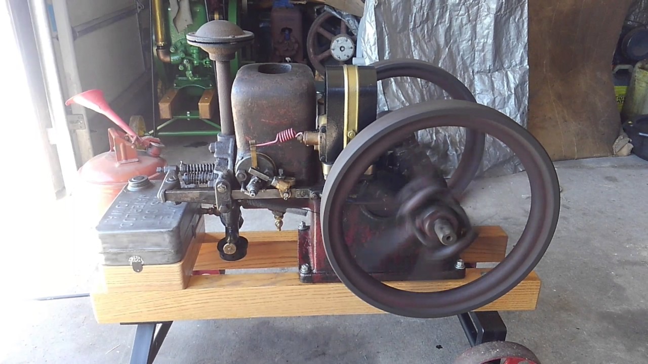 Rare associated Johnny boy hit and miss motor - YouTube