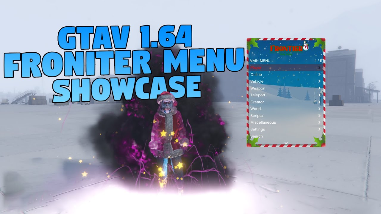 GTA V | FRONTIER MENU SHOWCASE | BEST MENU? | 1.64 - YouTube