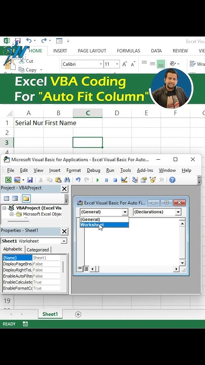 Ye Hai Zabardast VBA Code 😮 Excel Auto Fit Column VBA Code #shorts - YouTube