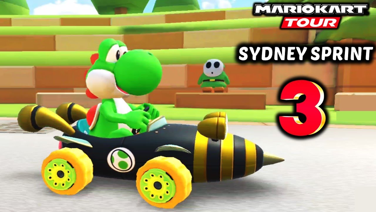 Mario Kart Tour Sydney Sprint 3 Gameplay - YouTube