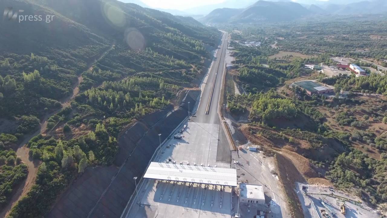 Ιόνια Οδός. Εργοτάξιο Κλόκοβας, Αύγουστος 2016 - YouTube
