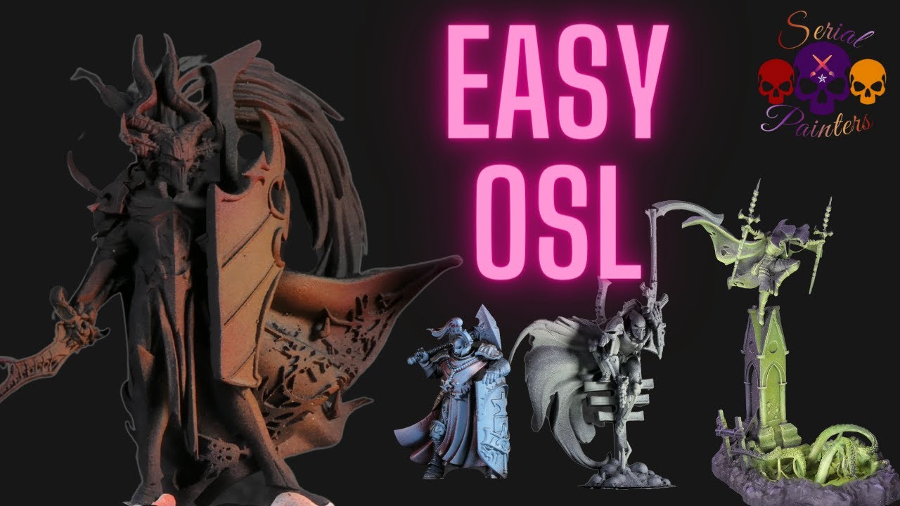 OSL FACILE : BASES DE L'OSL A L'AEROGRAPHE POUR FIGURINE WARHAMMER ...