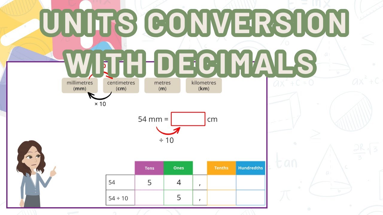 Converting Units of Length Involving Decimals - YouTube