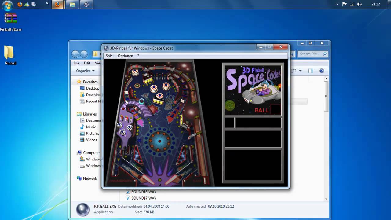 Pinball 3D auf Windows 7 und Vista - YouTube