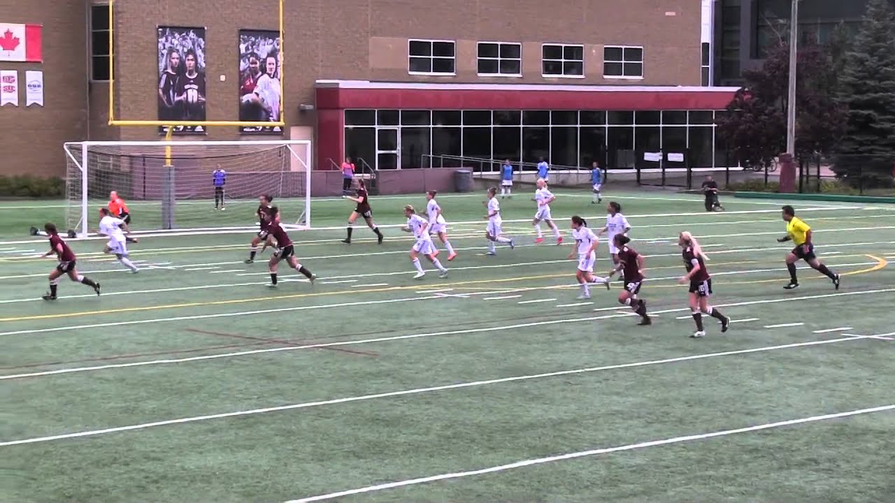 UOIT Ridgebacks Women's Soccer Top Play - YouTube