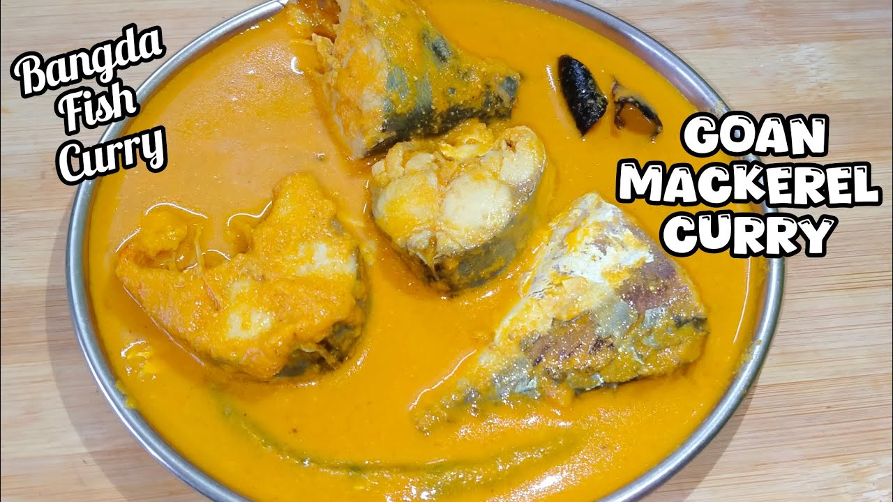 Goan Mackerel Curry Recipe| Bangda Fish Curry/Kodi - YouTube