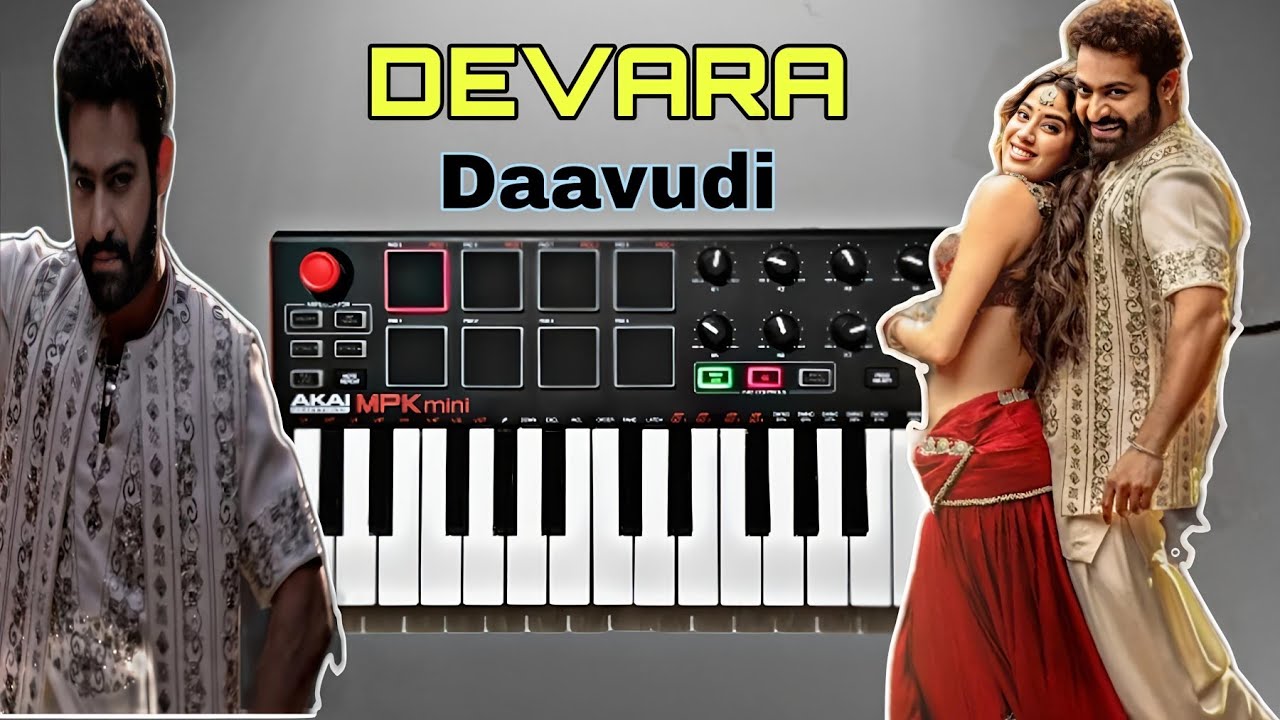 Devara | Daavudi Song | Piano Cover By Kalyan Allu | #NTR | Anirudh ...