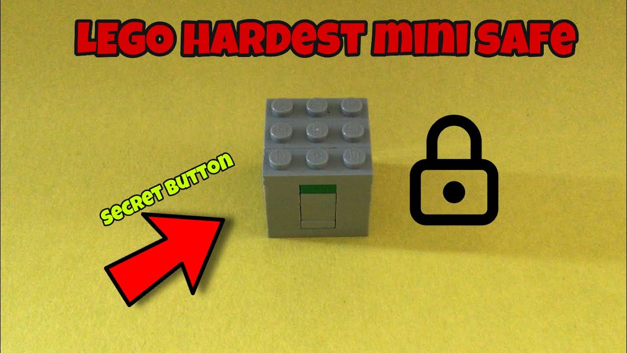 Mini LEGO Safe with a SECRET BUTTON! - YouTube