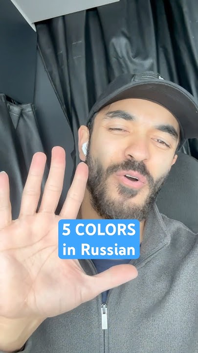 5 COLORS in Russian #polyglot #learningrussian #vocabulary #colors ...
