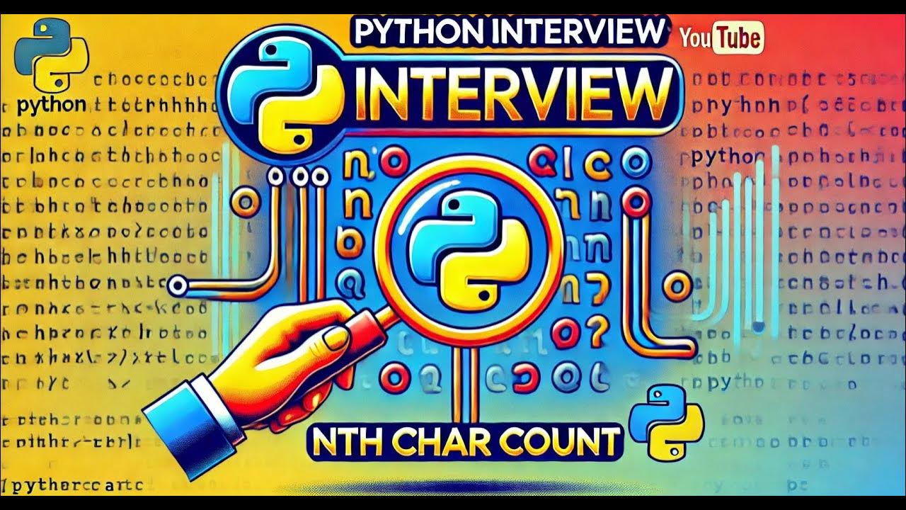 Python Interview question - nth char count- #dataengineering #python #education #interview # ...