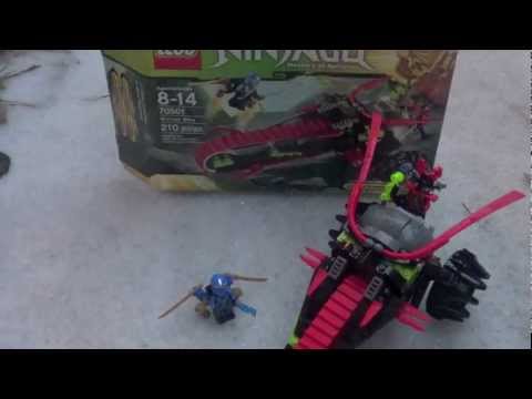 LEGO Ninjago 70501 Review: Warrior Bike IN THE SNOW! - YouTube