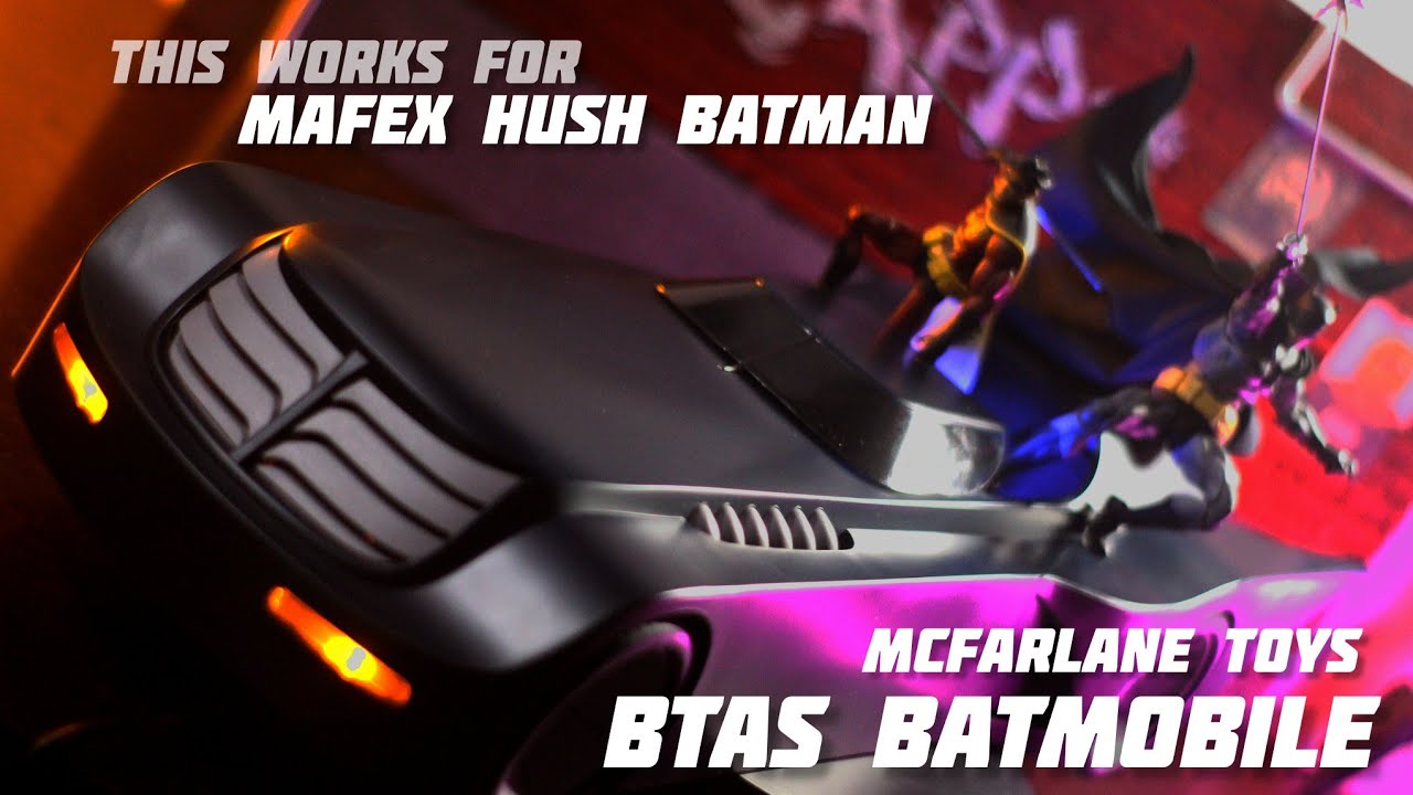 Batmobile for Comic Batman? Yes! BTAS Batmobile by McFarlane Toys x DC ...
