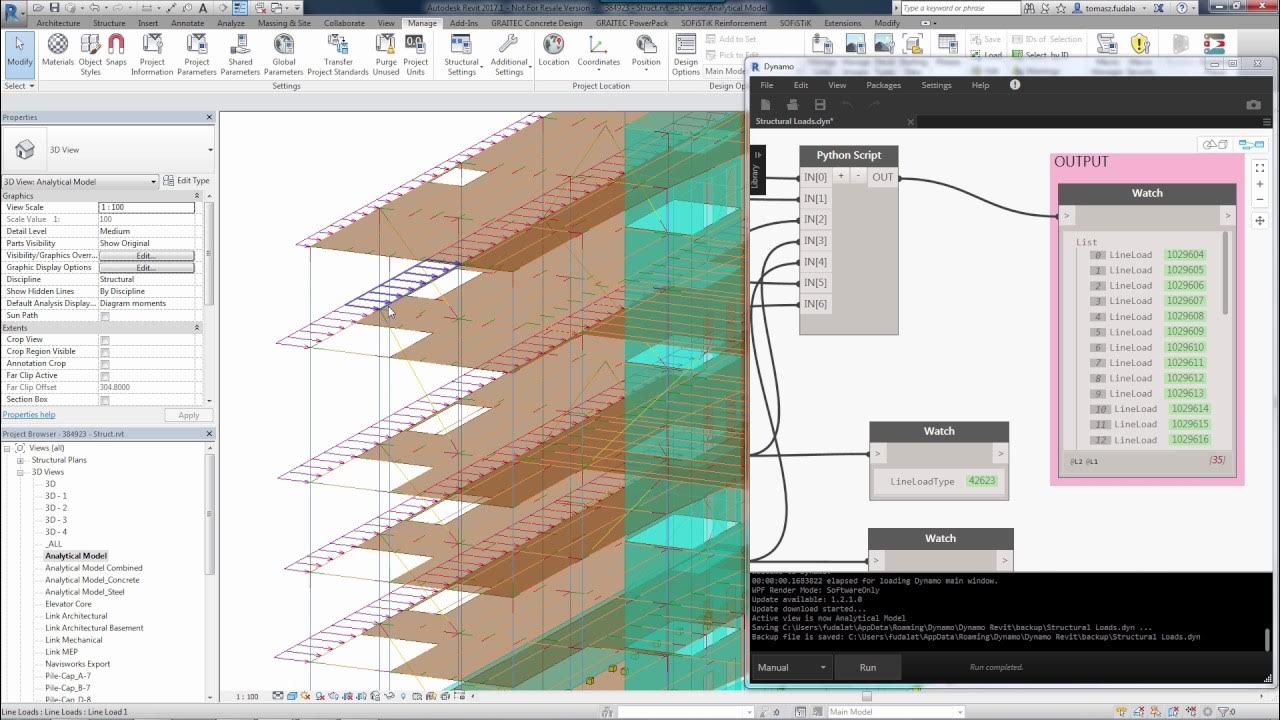 Dynamo to Generate Wind Loads in Revit - YouTube