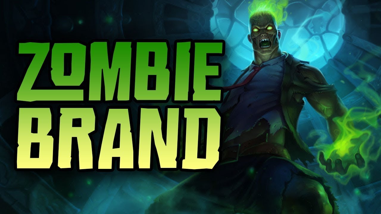 Zombie Brand Support Lane Gameplay | League Of Legends - YouTube