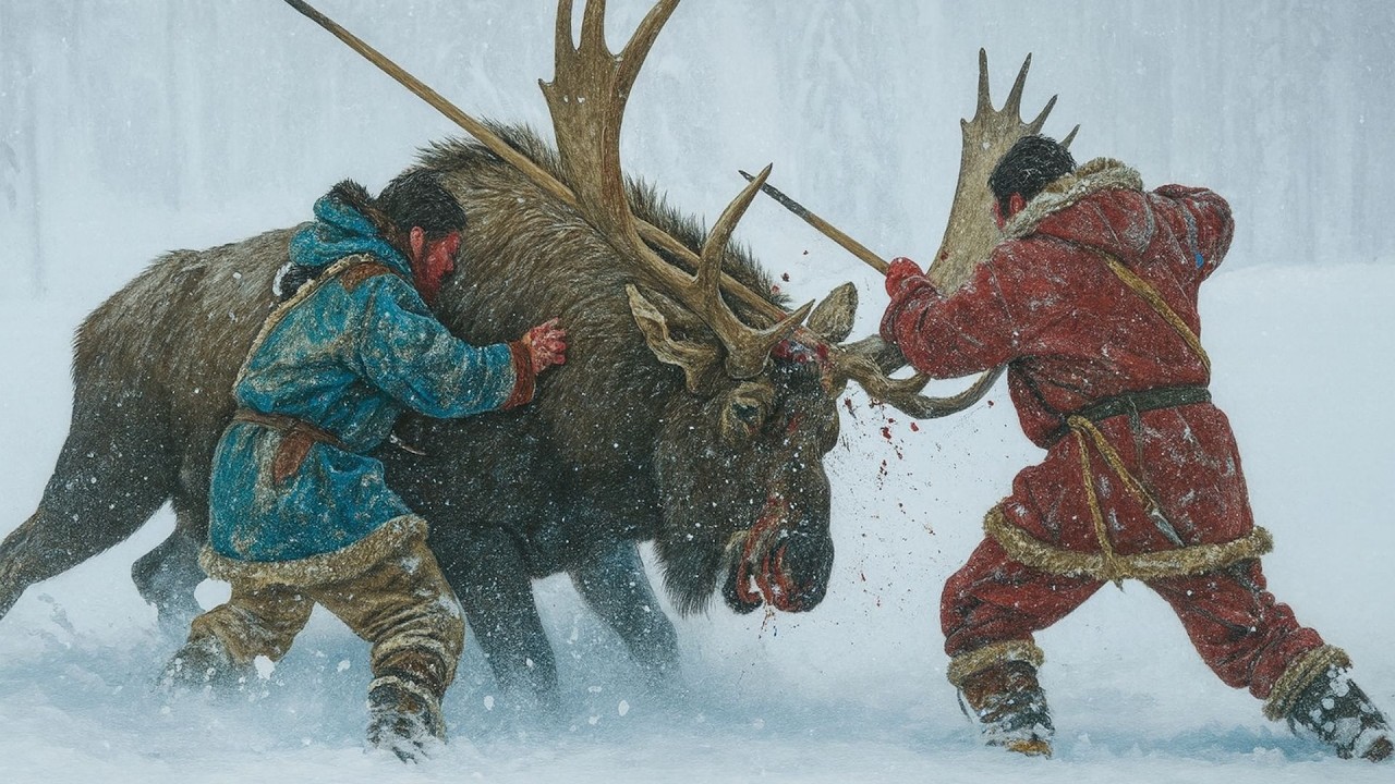 Biggest Moose Ever Hunted in Yakutia | Survival in –71°C That Fed a ...