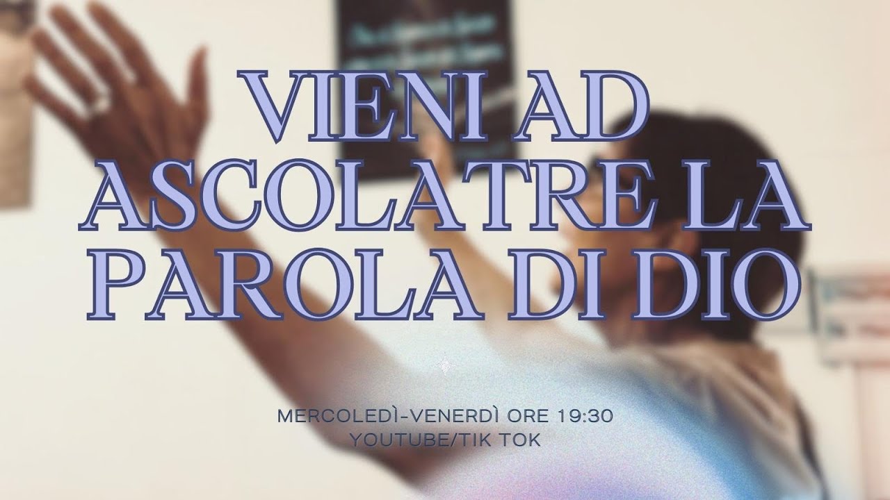 Riunione di culto venerdì 06/06/2025. Pastore Sergio Manzo - YouTube