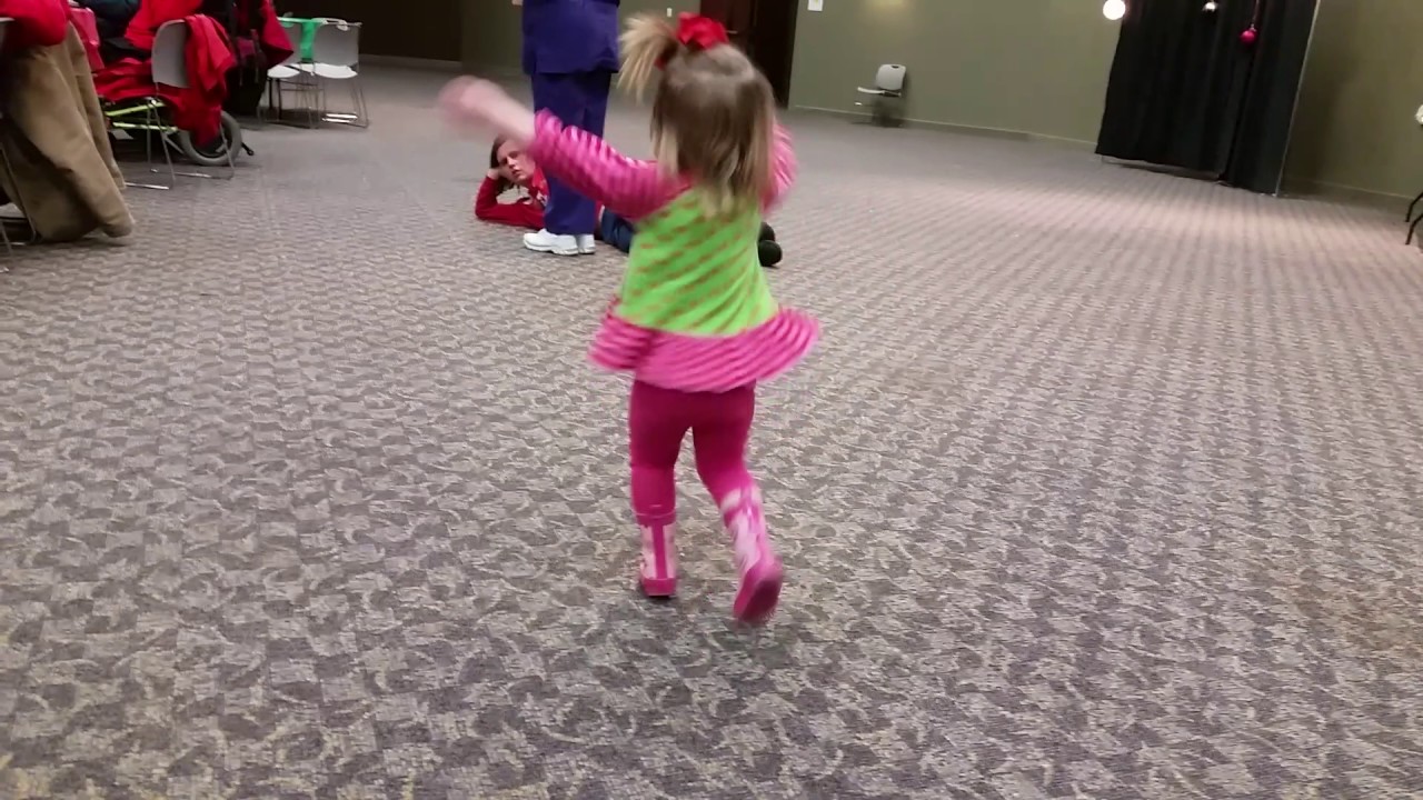 Addison dancing to Nutcracker - YouTube