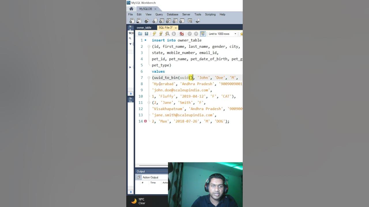 Inserting UUID as Primary Key in MySQL | #java #mysql - YouTube