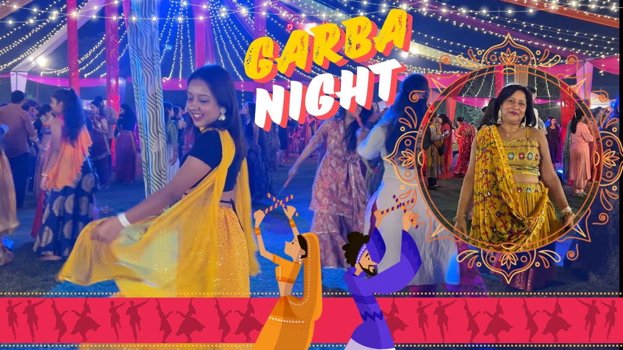 Garba Night 2024 at My School 🏫💃 Fun Dance and Food || Gurgaon || # ...