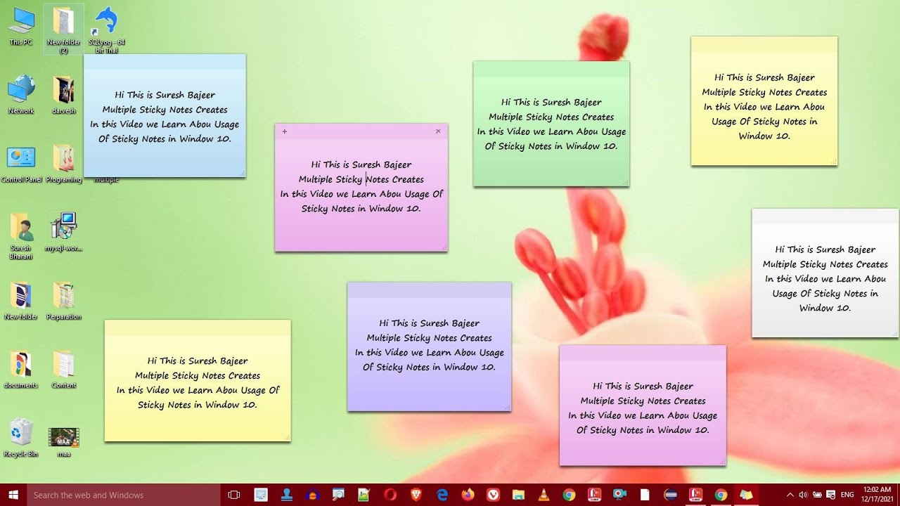 Creates Multiple Sticky Notes In Windows 10 Usage Of Sticky Notes How To Write Text On Creates Multiple Sticky Notes In Windows 10 Usage Of Sticky Notes How To Write Text On