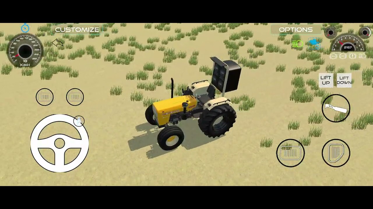 Yellow 🟡 4x4 Tractor 😱😱 - YouTube