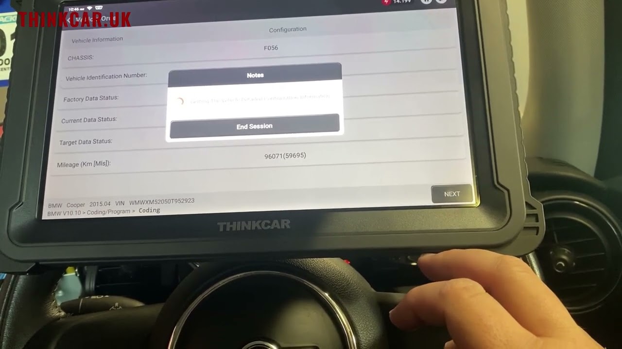 Thinkcar UK Euro Expert quick demo video programming used radio to a ...