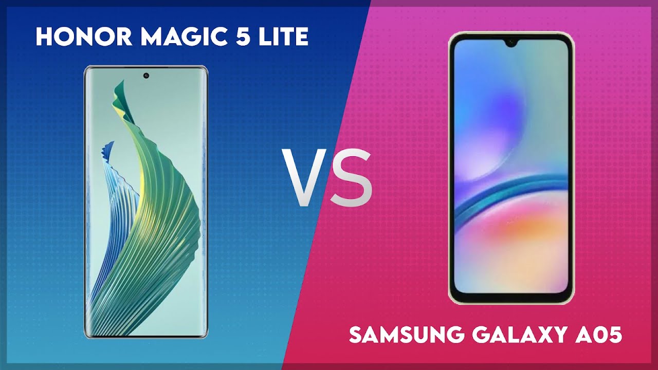 Honor Magic 5 Lite vs Samsung Galaxy A05 Technical Comparison - YouTube