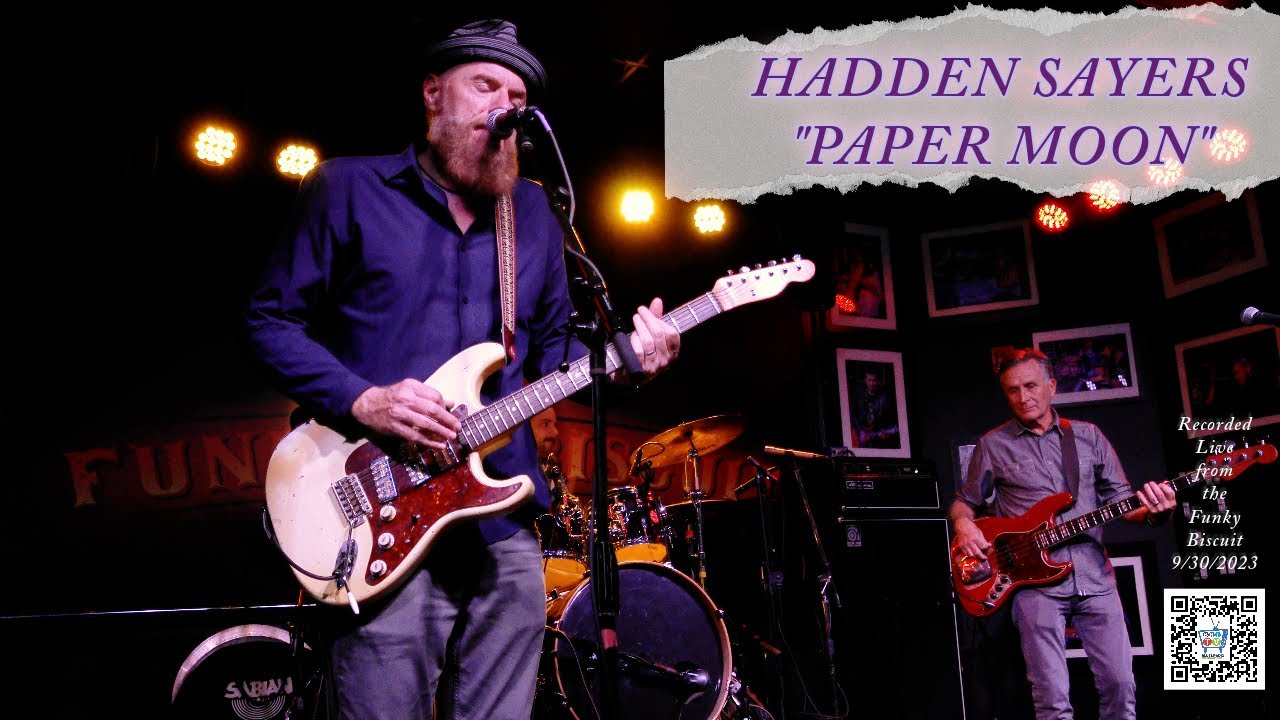 PAPER MOON Hadden Sayers 9 30 2023 The Funky Biscuit 4K Blues Music on ...