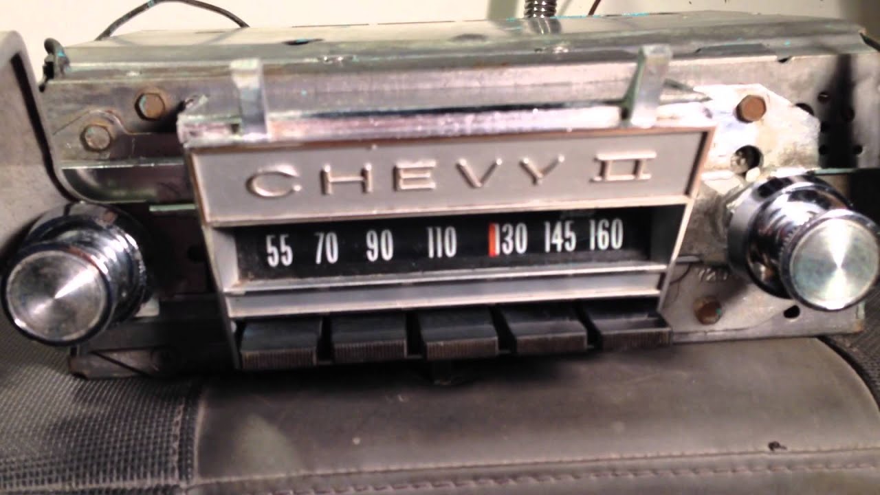 1966 & 1967 Chevrolet Nova Radio - Works Great! - YouTube