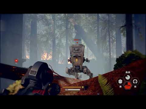 Star Wars Battlefront 2 walkthrough part 2 - THE BATTLE OF ENDOR - YouTube