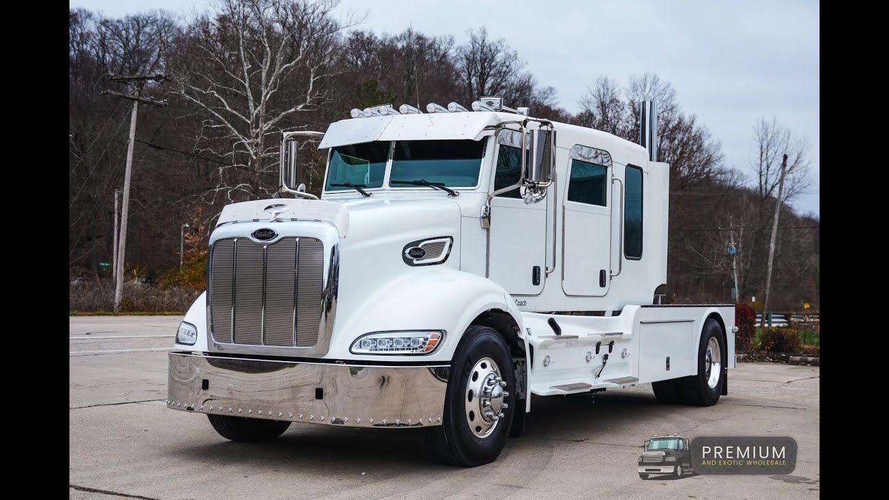2009 Peterbilt 384 Stretch - YouTube