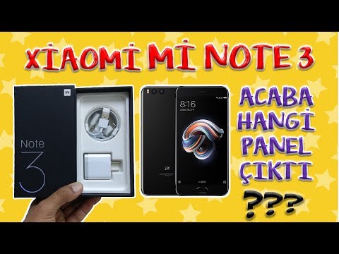 Mi Note 3 Kutu Açılışı ve Ön İnceleme / Sizce Hangi Panel Çıktı.