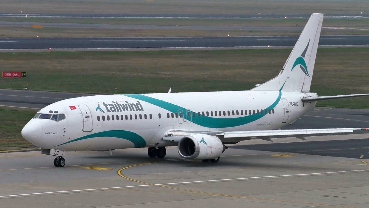 Tailwind Airlines Boeing 737-4Q8 TC-TLC “CAPT. Z. Kilic” close up ...