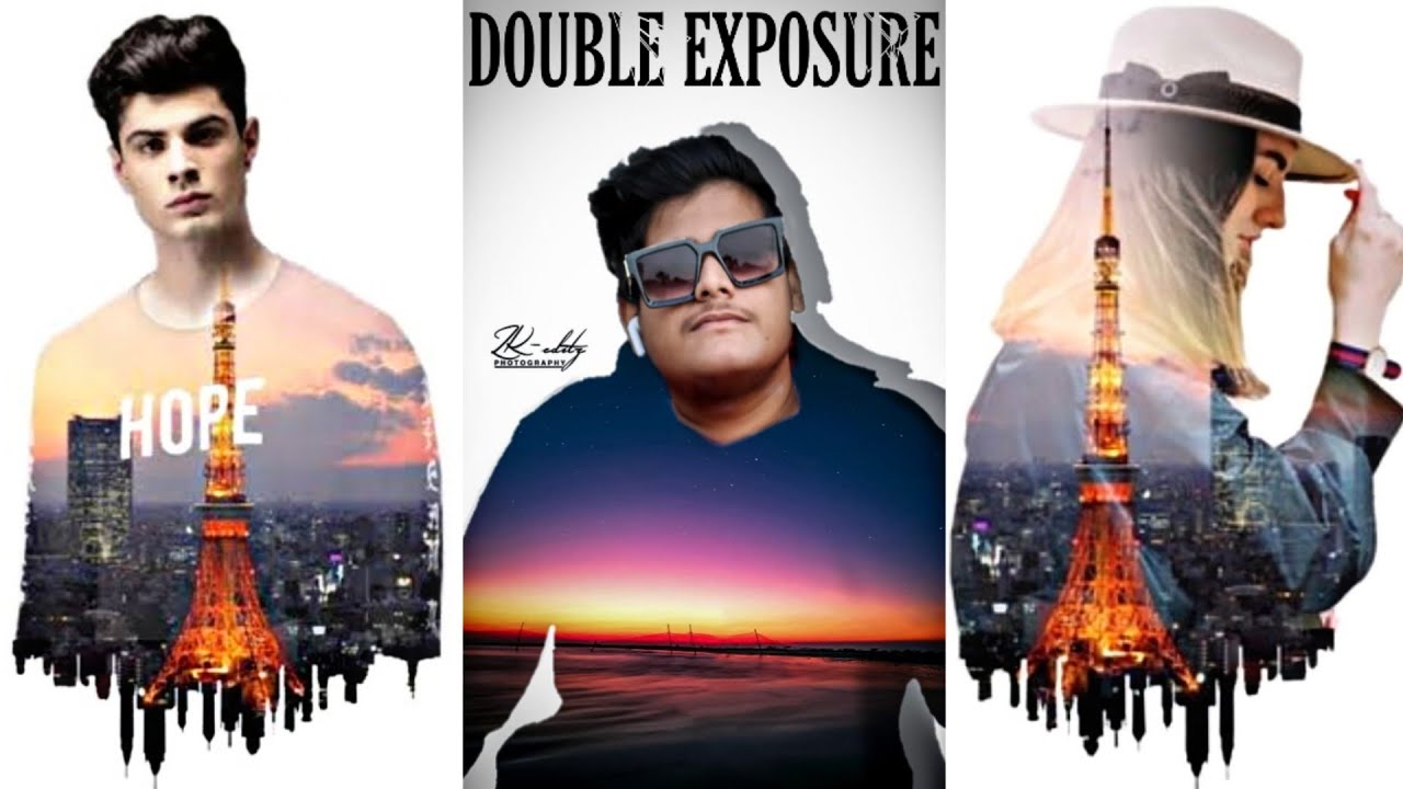 Double Exposure Tutorial | Crazy Tips & Tricks | Picsart | Adobe ...