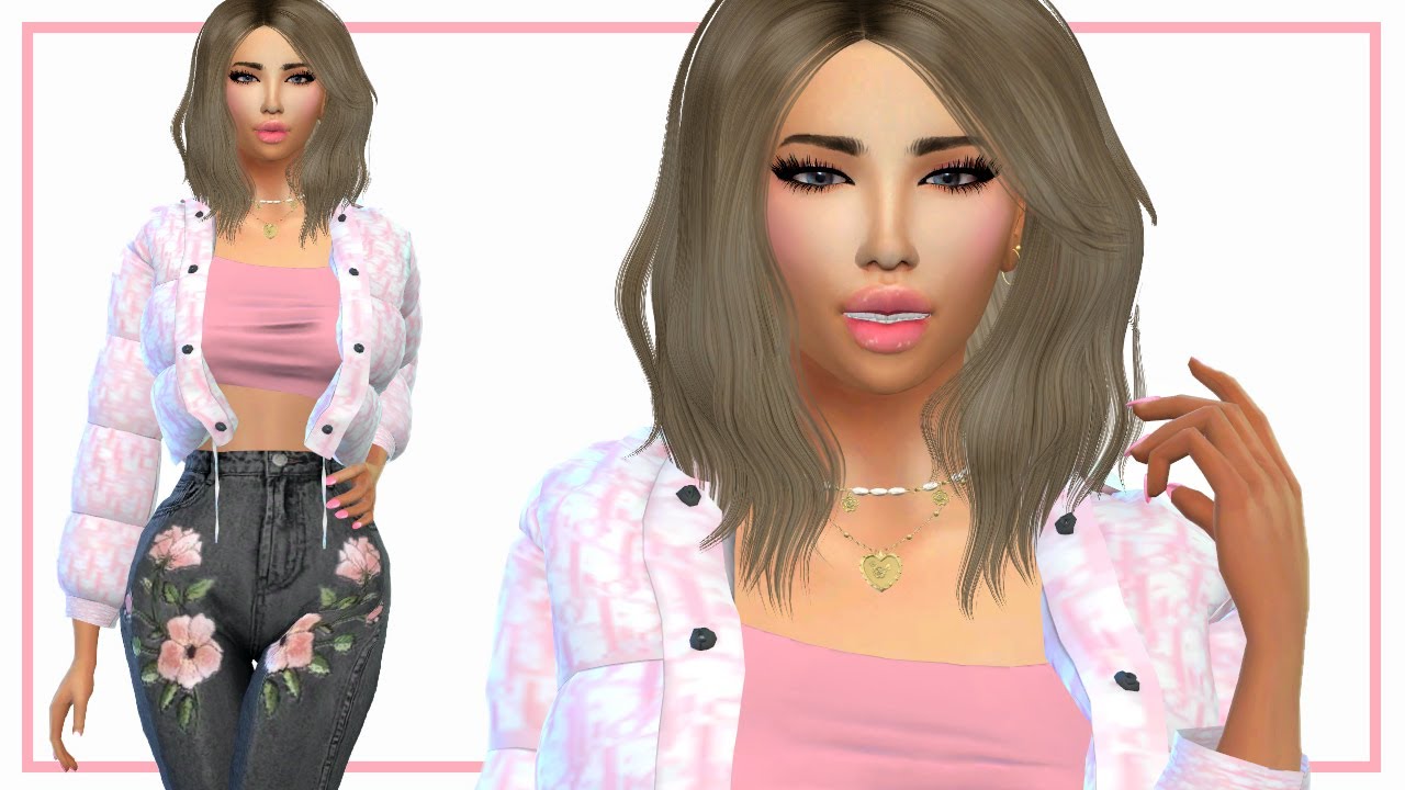Sims 4 CAS || Phoebe Griggs || CC Folder and Sim Download - YouTube