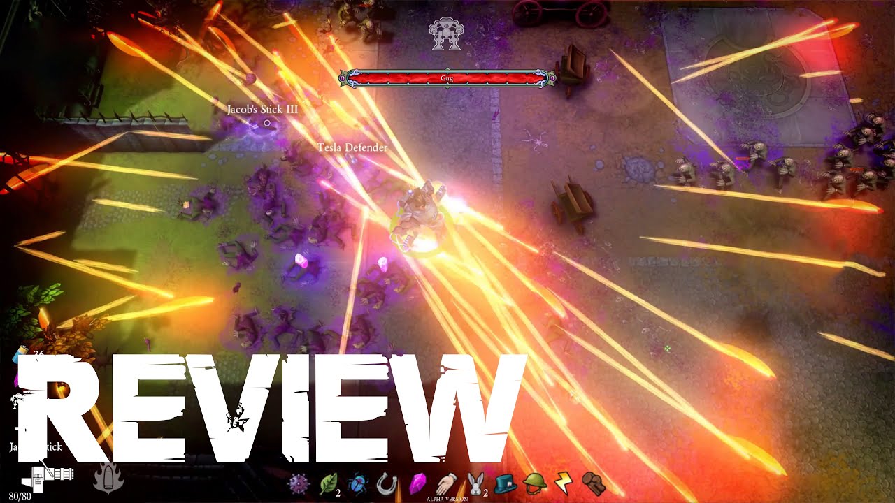 Tesla Force Review [Early Access] Twin-stick Shooter Game - YouTube