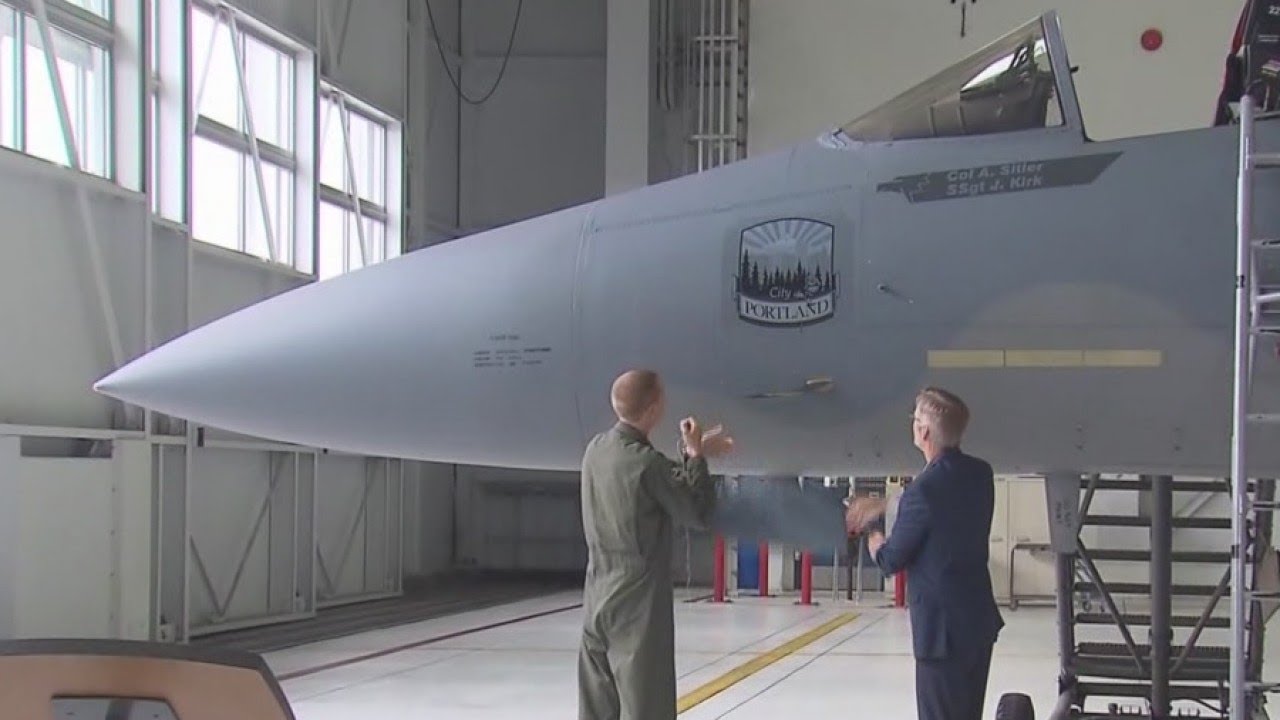 142nd Fighter Wing honors Portland - YouTube