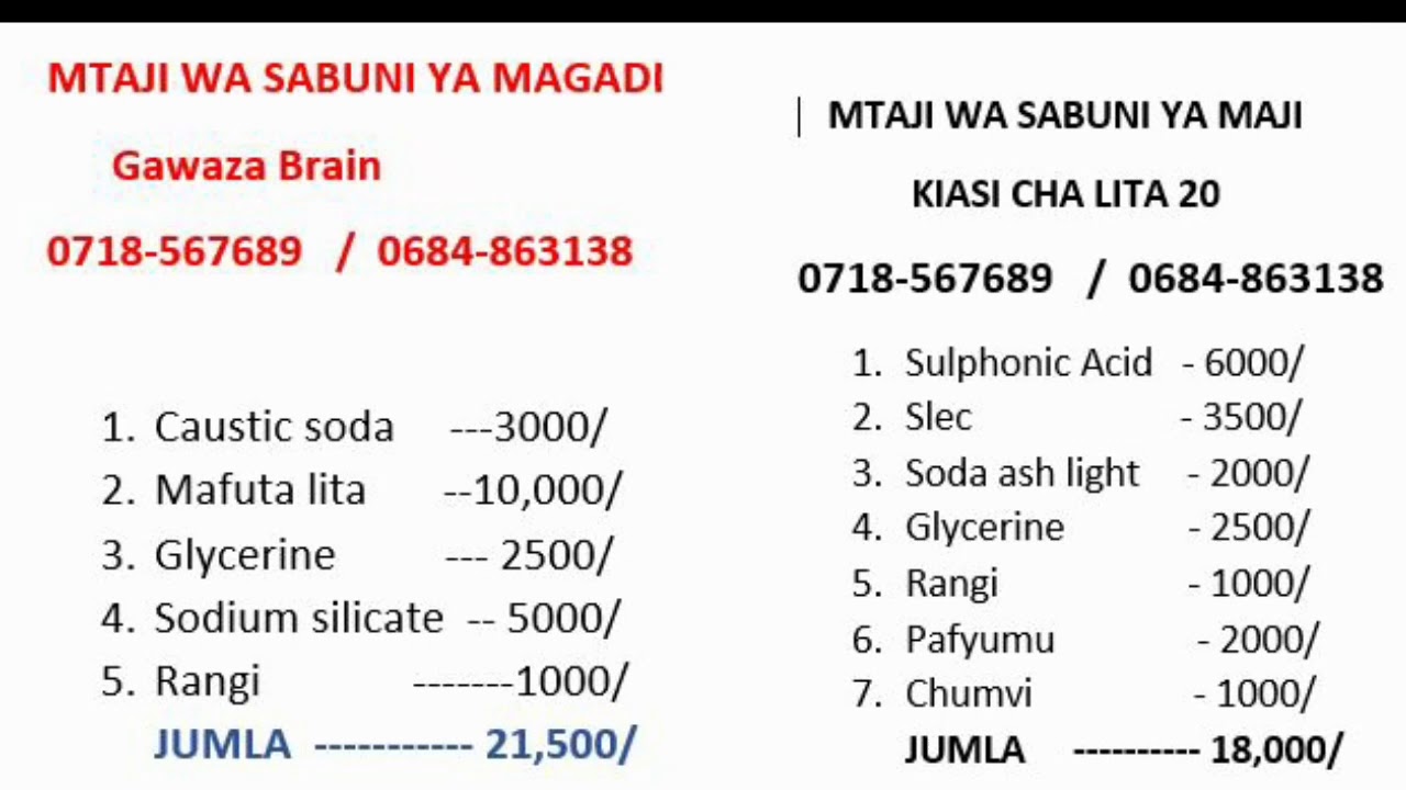 Sabuni ipi ina faida zaidi | SABUNI ya MAGADI vs SABUNI ya MAJI | - YouTube