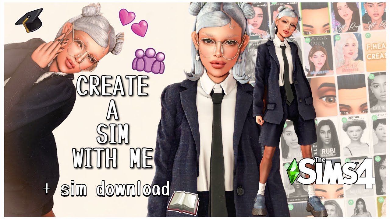 Create a Teen Sim with me! + Sim Download ┊The Sims 4: Create a Sim ...