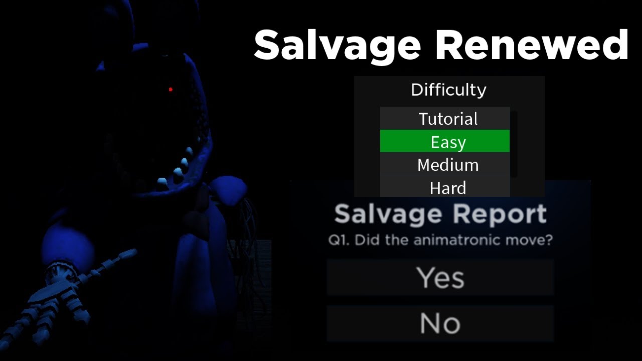 Roblox Salvage Renewed - Easy Mode - A Quick Gameplay - YouTube