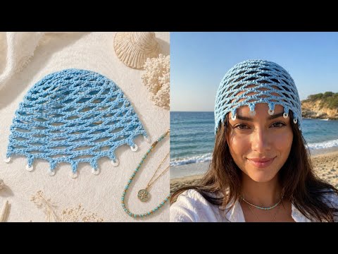 Yazın En Trend Aksesuarı! 🌊Sahil Stili File Model Bere Örümü (Detaylı Anlatım)