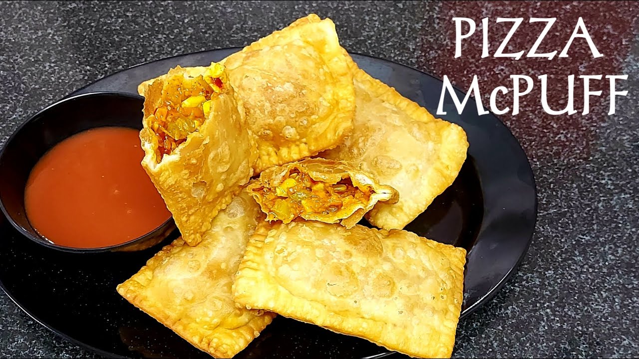 PIZZA McPUFF|McDONALD'S STYLE|EASY TO PREPARE AT HOME - YouTube